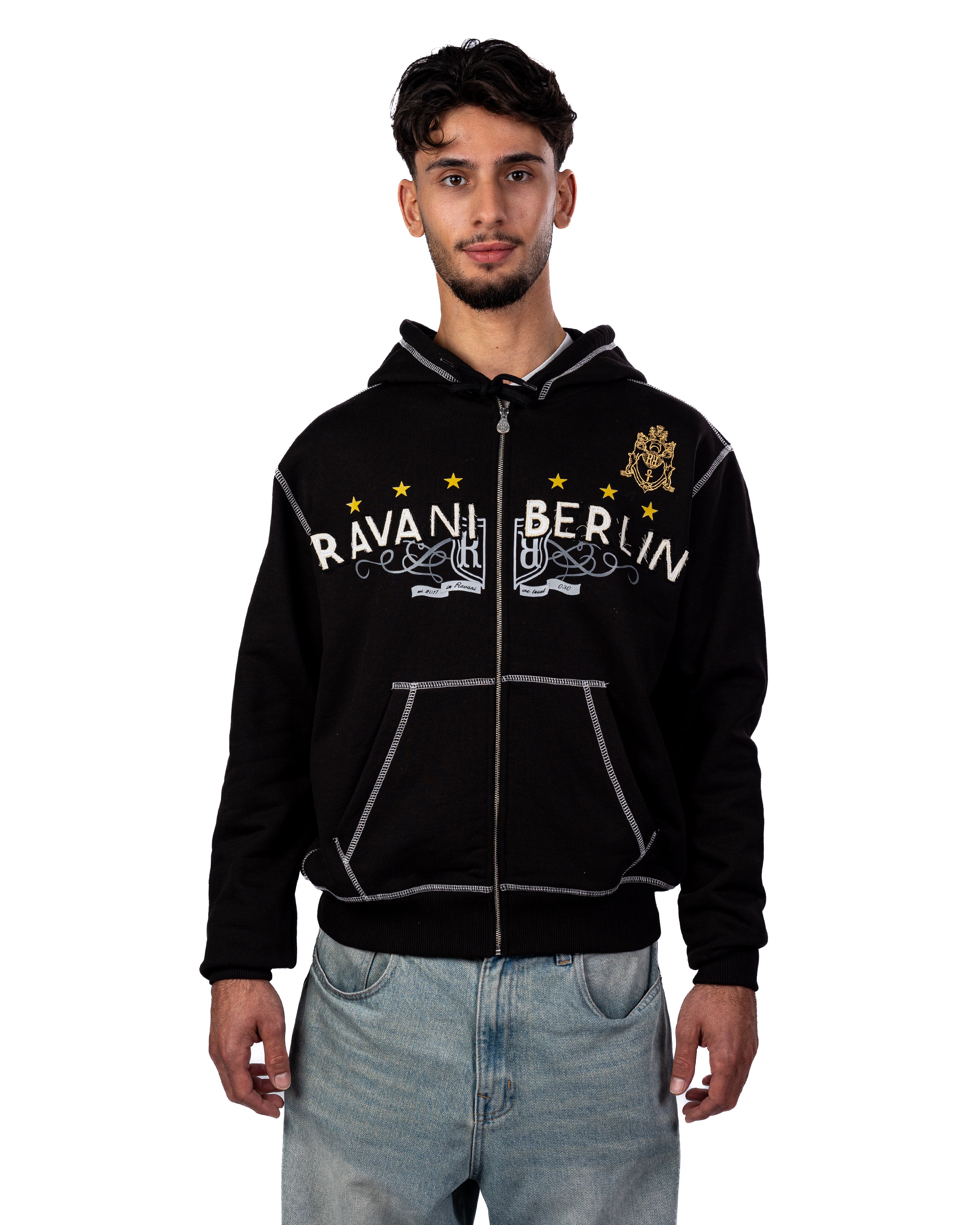 Fc Ravani Ultras Hoodie Black – RVNI BERLIN